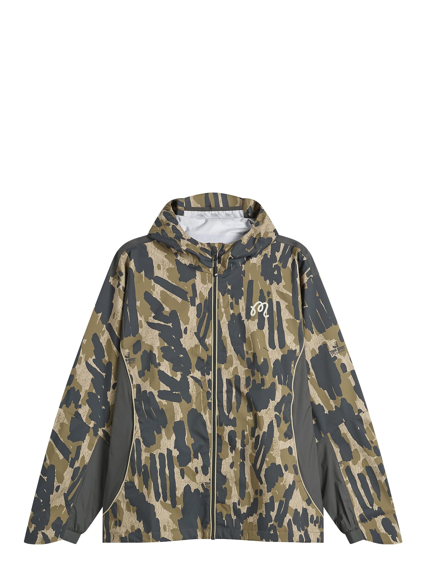 MALBON Tour Divot Camo Rain Jacket
